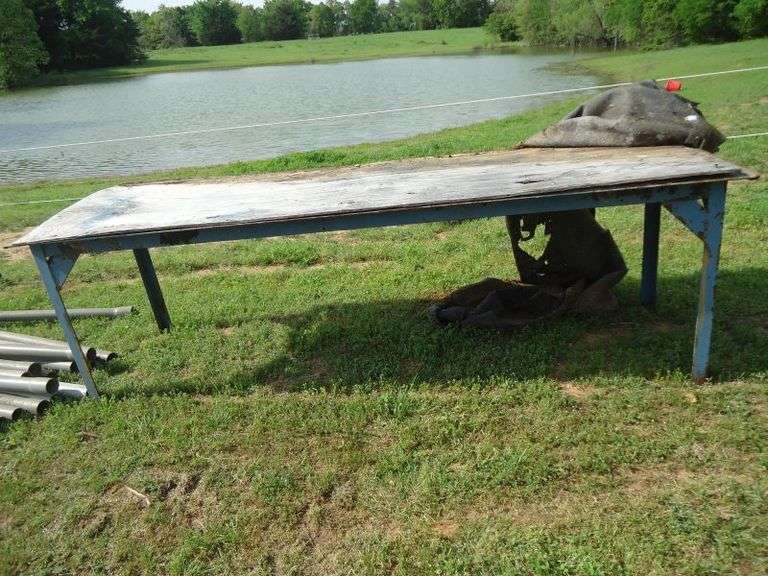 Large Shop table, 4ft. X 8ft., bring help to load. - Texas Online ...