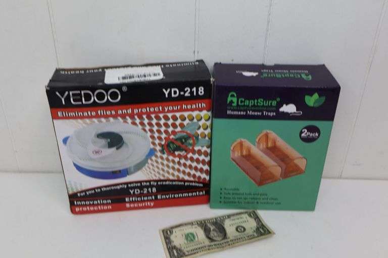 NEW Yedoo Fly Trap & CaptSure Humane Mouse Traps 2-PACK! (14B) - Texas ...