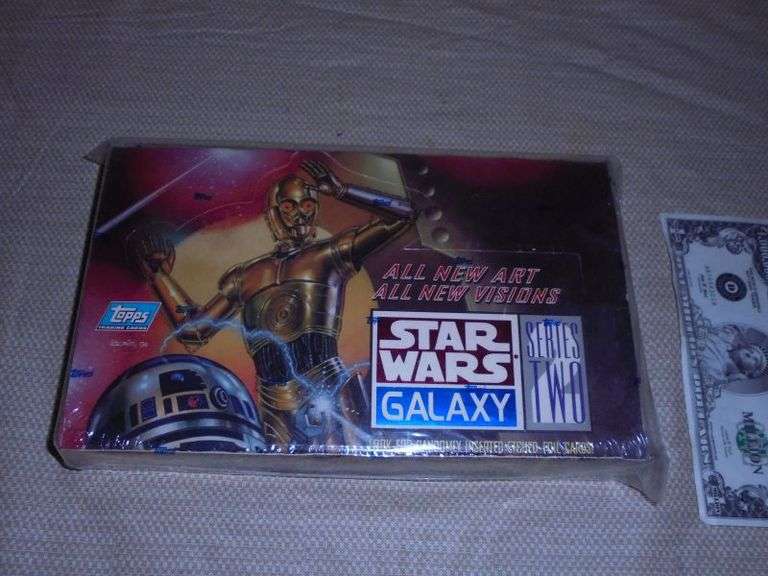 1994, Series 2, Toops Star Wars Galaxy cards unopened box, - Texas ...