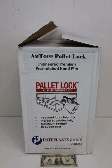 NEW 4-ROLL Case of Pallet Lock Premium Prestretched Hand Film! (8A ...