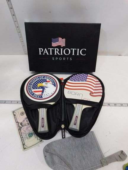 Ping Pong Paddle Set- Patriotic Sports- Forrest Gump Approved - Texas ...