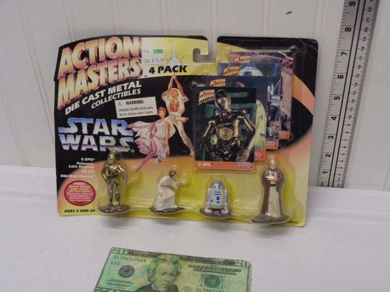 Star Wars Action Masters set, 4pk, new. - Texas Online Auction House