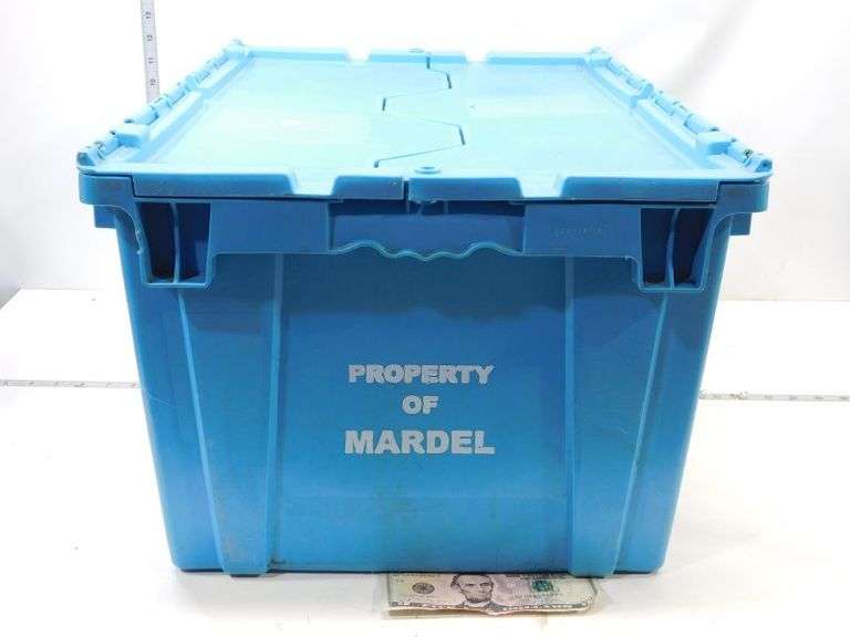 Heavy Duty Plastic Flip-top Container - Texas Online Auction House