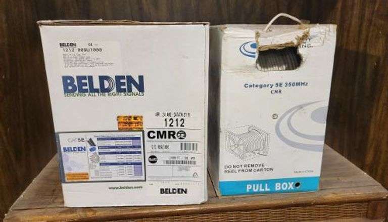 2 Boxes Cable Wiring. ~ cash only ~ - Texas Online Auction House