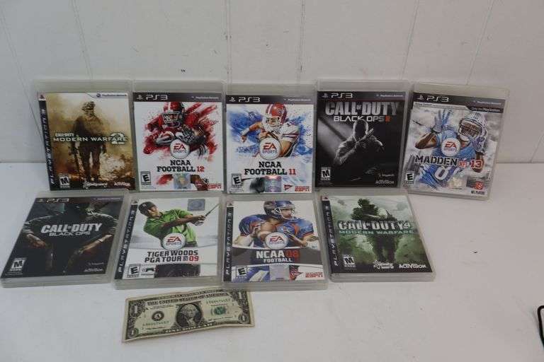 Lot of NINE PS3 Games! (3B) - Texas Online Auction House