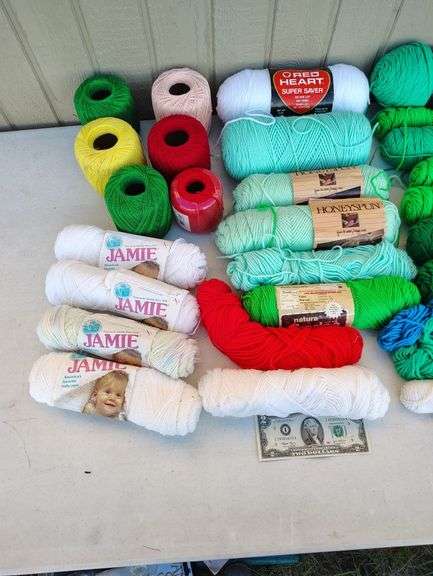 Large lot of assorted yarn - Texas Online Auction House