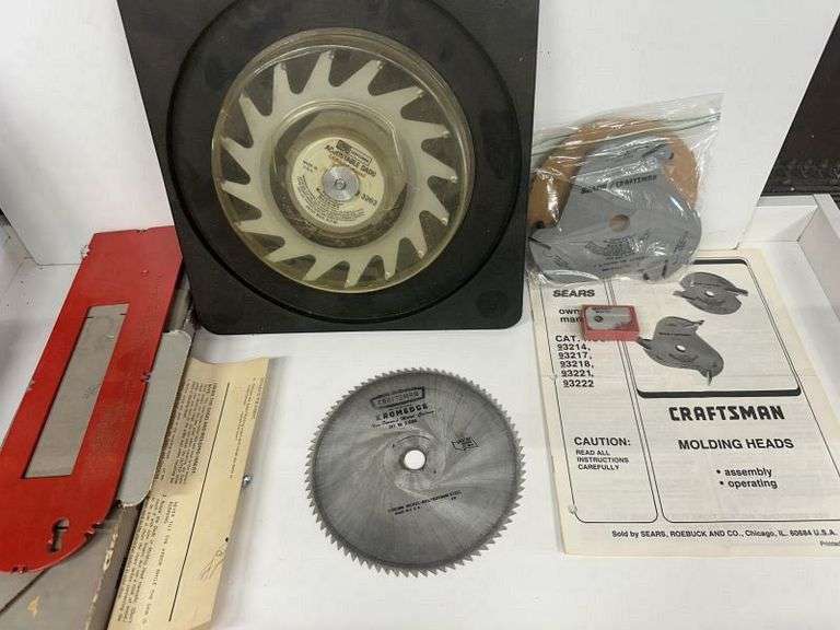 Craftsman Adjustable Dado Blade, Molding Blade with knives and non ...