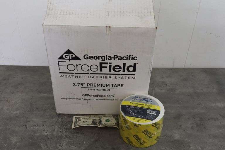 NEW 12-Roll Case of Georgia Pacific ForceField Weather Barrier Premium ...