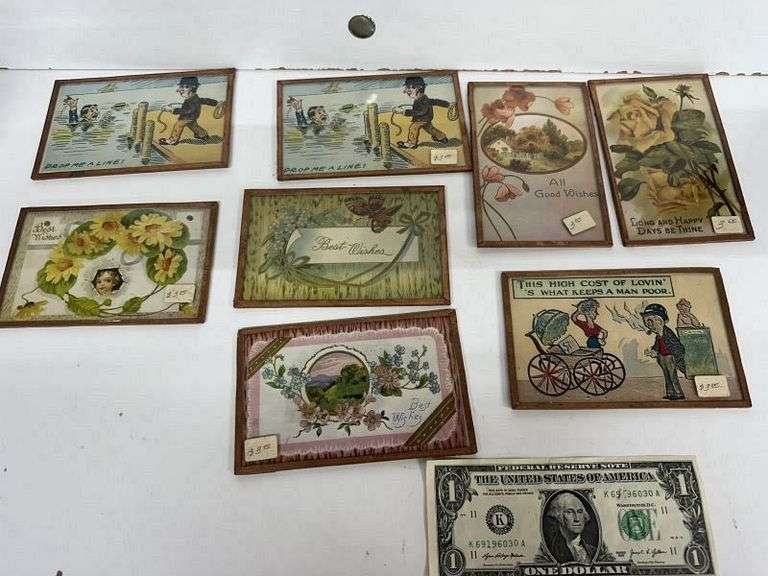 Glass and Copper framed vintage postcards. Very neat! - Texas Online ...