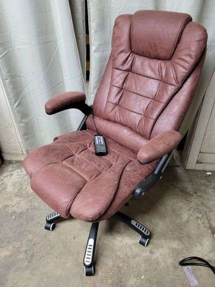 Desk Chair. No cord for massage feature. ~ cash only ~. ( row 1 ...