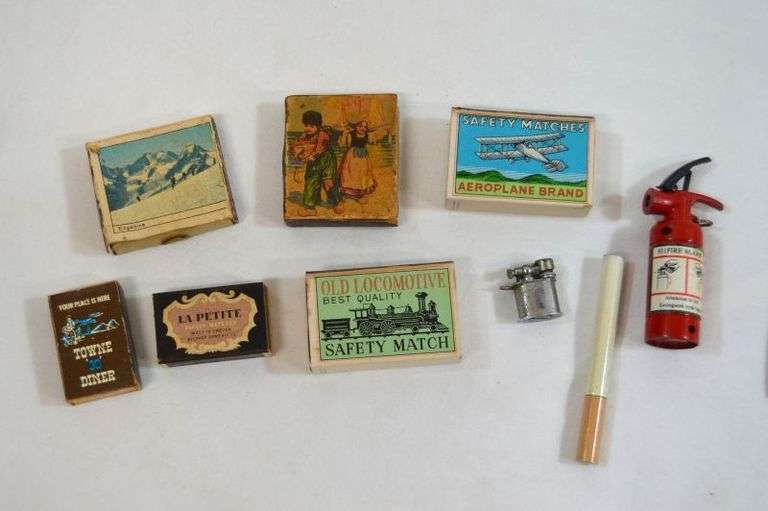 OLD LIGHTERS AND MATCHES - Texas Online Auction House