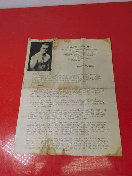 Earle E. Liederman Prominent figure in 20th Century - Pioneer in ...