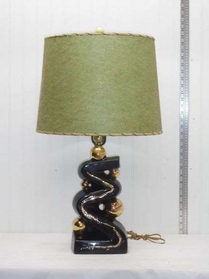 Vintage Howard Kron 1950's Mid-Century Modern Art Deco Atomic " Zig-Zag ...