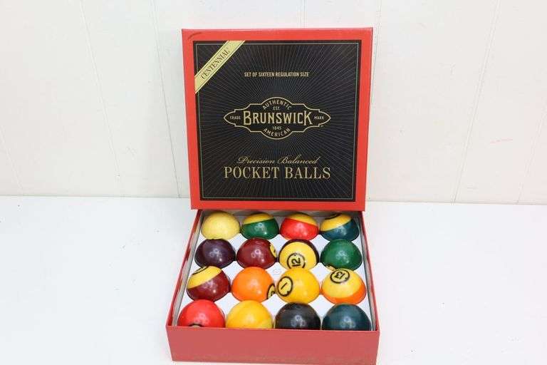 Brunswick Centennial 16PC Regulation Size Pool Pocket Balls Set! (2B ...