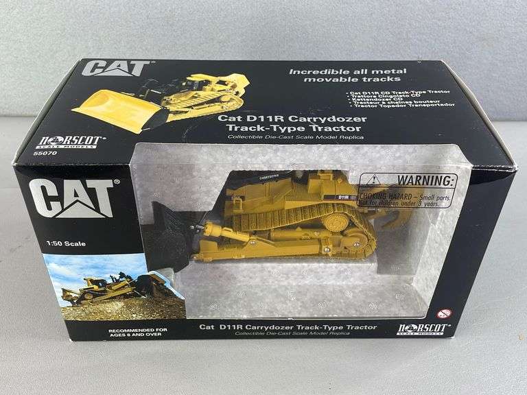 Cat D11R Carrydozer Track-Type Tractor, 1/50 Scale - United Edge Real Estate & Auction