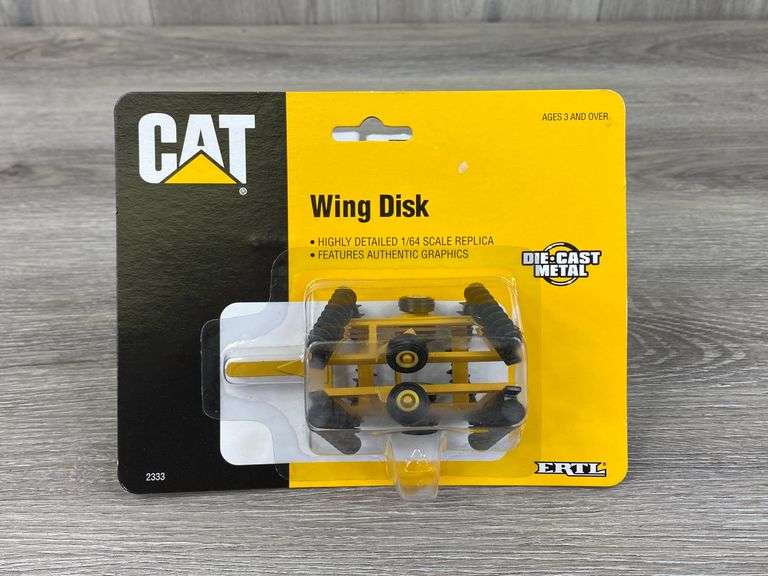 CAT Wing Disk, 1/64, Ertl, Stock#2333 - United Edge Real Estate & Auction