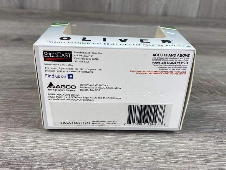 Oliver 2255 White, Gold Chaser, 43rd Lafayette FTS 2021 - United Edge ...