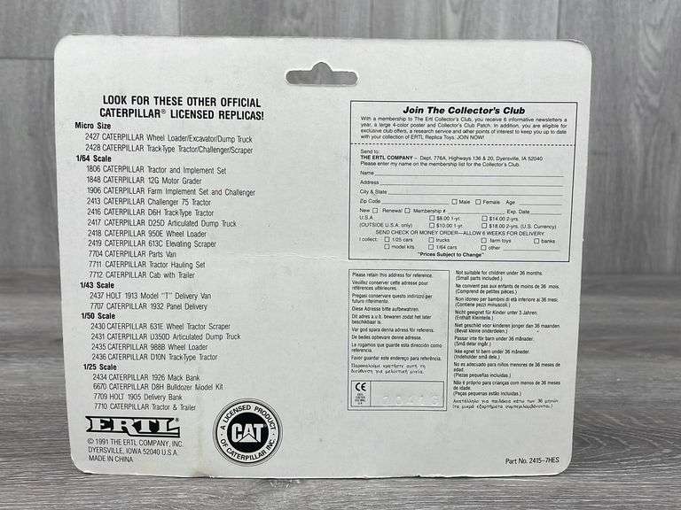 CAT Farm Show Edition 1991 Caterpillar Challenger 65B Tractor W/ Tracks ...