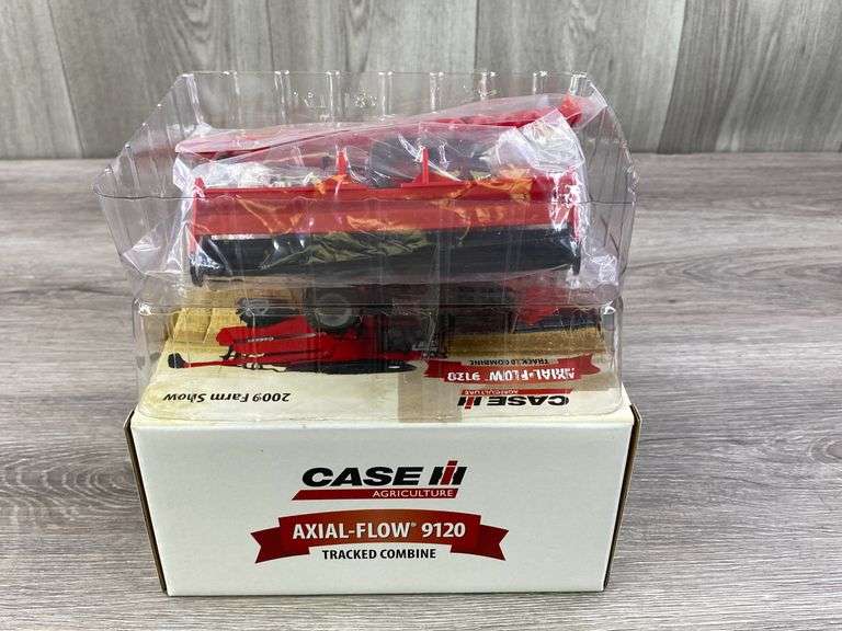 Case IH 9120 Axial-Flow Tracked Combine, 2 Heads, 2009 Farm Show, 1/64 ...