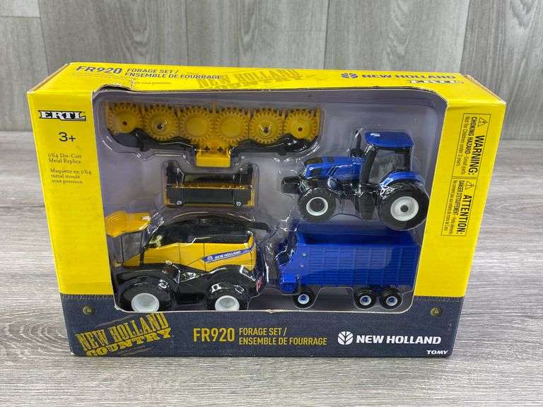 New Holland FR920 & T8.380 Forage Set, 1/64, Ertl, Stock #13924 ...