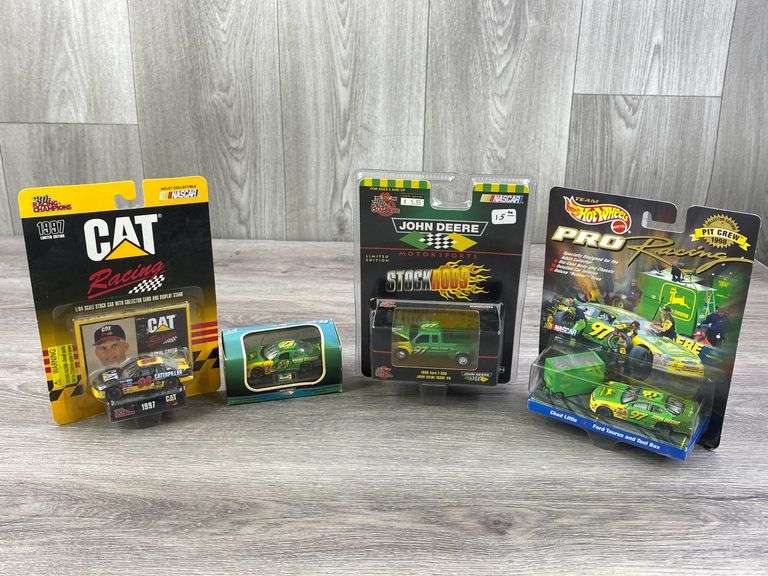 Chad Little #97 & #23 John Deere & David Green #96 Cat Stock Cars, 1/64 ...