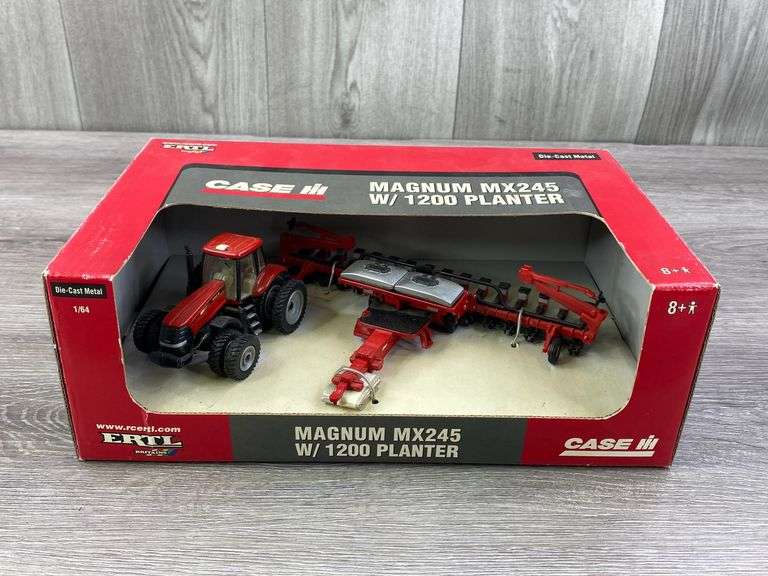Case IH Magnum MX245 Duals W/1200 Planter, 1/64, Ertl Britains, Stock ...