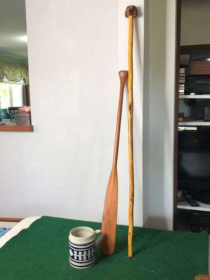 36” Canoe Paddle, 47” Ram’s Head Walking Stick, Large Mug - United Edge ...