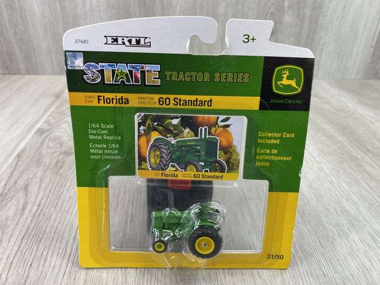 John Deere 60 Standard WF, Florida, 1/64, State Tractor Series, Ertl ...