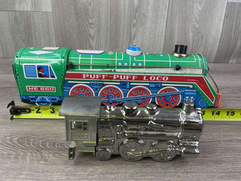 Puff-Puff Loco ME 660 Battery Operated Tin Train Engine, Avon 1485 ...
