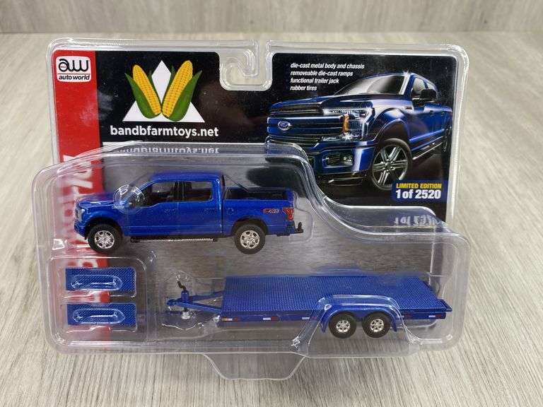 Ford F-150 W/Trailer, 1/64, B&B Farm Toys, Limited Edition 1 Of 2520 ...
