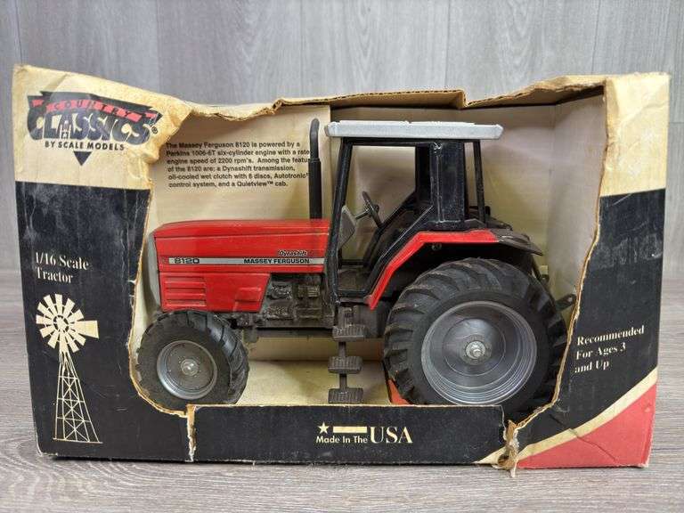 Massey Ferguson 8120 MFD, 3 PT., 1/16, Scale Models - United Edge Real Estate & Auction