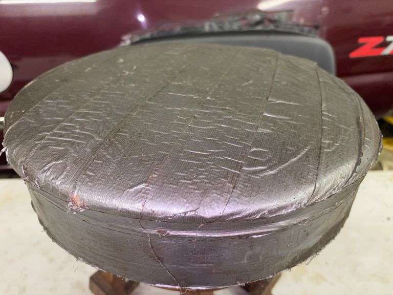 Short Wooden Stool - United Edge Real Estate & Auction