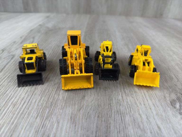 John Deere 544E-Ertl & Hot Wheels/Matchbox Wheel Loaders, 1/64 - United ...