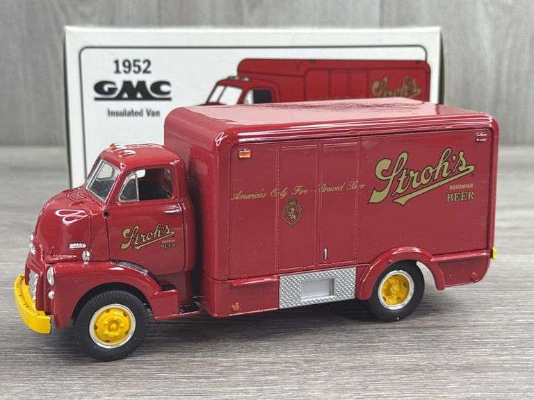 1952 GMC Stroh’s Bohemian Beer Insulated Van, 1/34 - United Edge Real ...