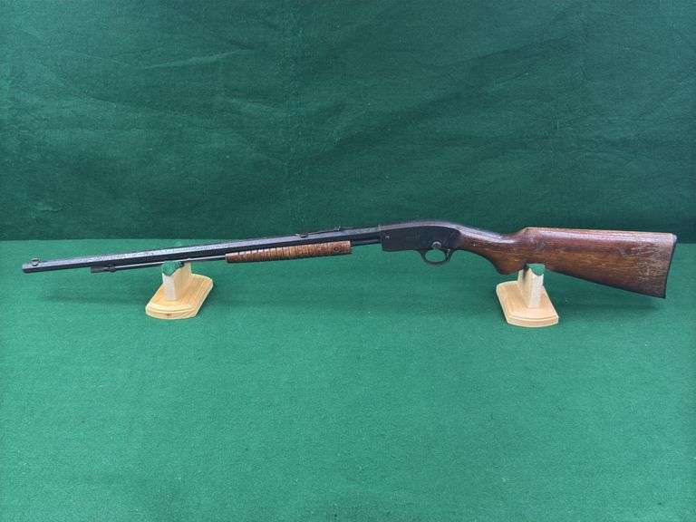 Savage Model 29 .22 Short Or Long Pump Action Rifle, Octagon Barrel, 24 ...