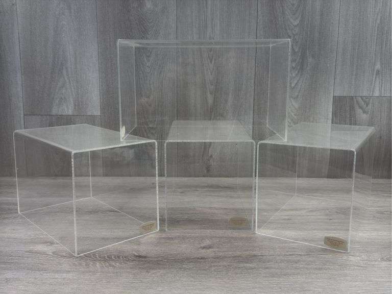 4 Plexiglass Covers, 3-10x6x6 1/2 & 1-11x7x6 1/2 - United Edge Real ...