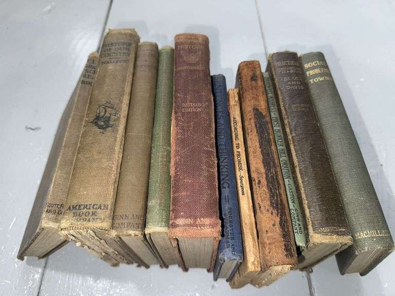 Early 1900’s Educational Books - United Edge Real Estate & Auction