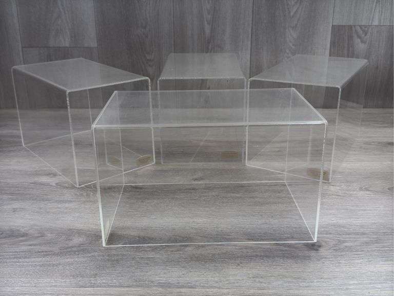 4 Plexiglass Covers, 3-10x6x6 1/2 & 1-11x7x6 1/2 - United Edge Real ...