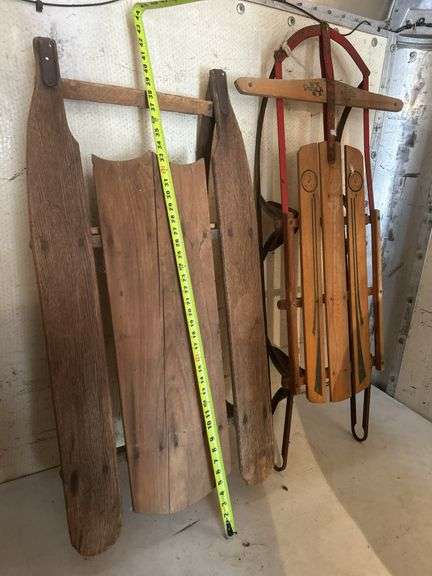 Old Wooden Sleds - United Edge Real Estate & Auction