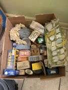 Laundry Decor, Old Soap Boxes - United Edge Real Estate & Auction