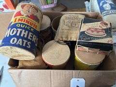 Old Oatmeal Containers-Empty & Cake Decorator Set - United Edge Real ...