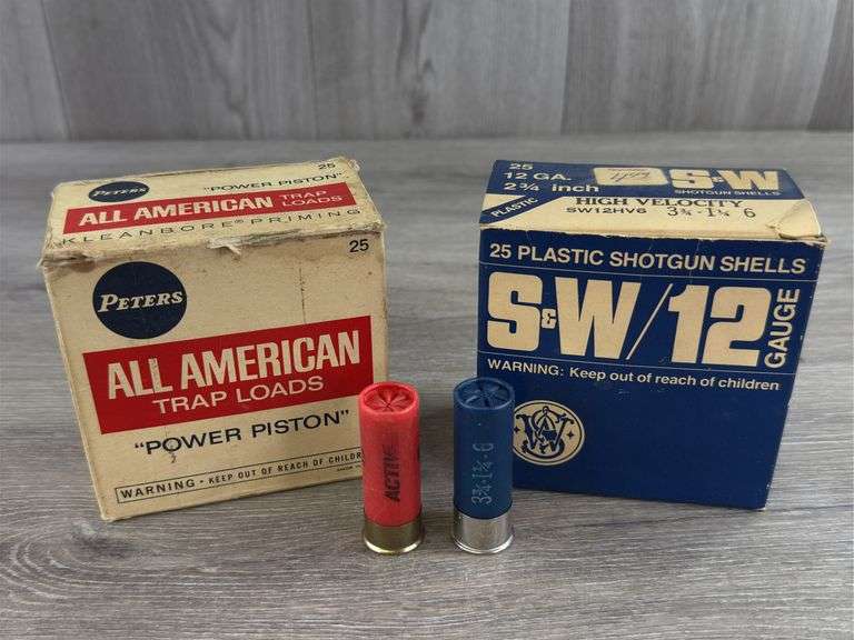 Peters All American 12 Gauge Trap Loads Box W/Activ #5 Shot Shotgun ...