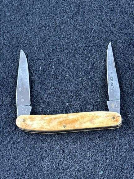 Mini-Muskrat Folding Knife, Frost Cutlery, 2” Blades - United Edge Real ...