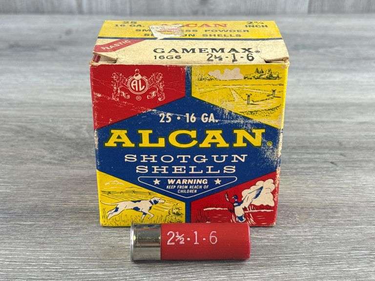 Smith & Wesson Alcan GameMax 16 Gauge Shotgun Shells, 2 3/4”, 1 Oz., 6 ...