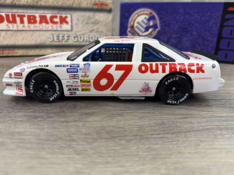 Jeff Gordon #67 Outback Steakhouse 1990 Pontiac Stock Car, 1/24 ...