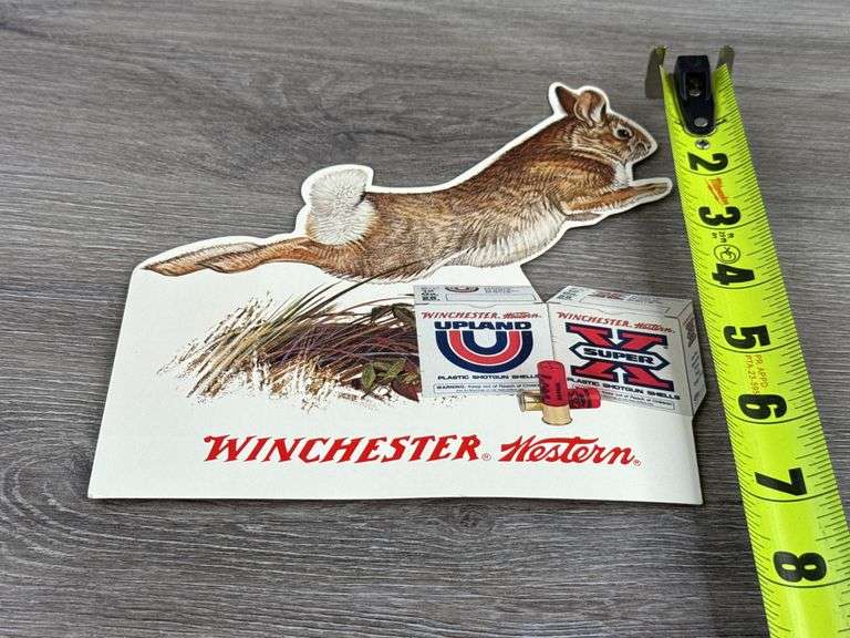 Winchester-Western Set Of 13 Shelf Talkers, Pheasant Has Tab Loose On ...