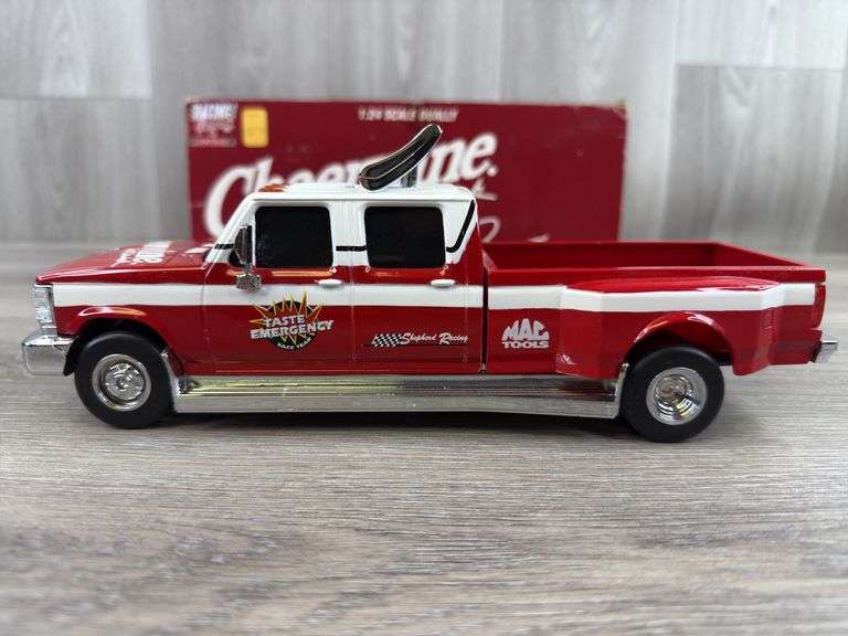 Morgan Shepherd #21 Cheerwine Soft Drink Ford Dually Truck Bank, 1/24 ...