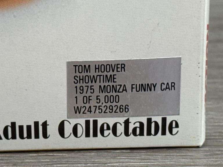 Tom Hoover Showtime 1975 Monza Funny Car, 1/24, Limited Edition, 1 Of ...