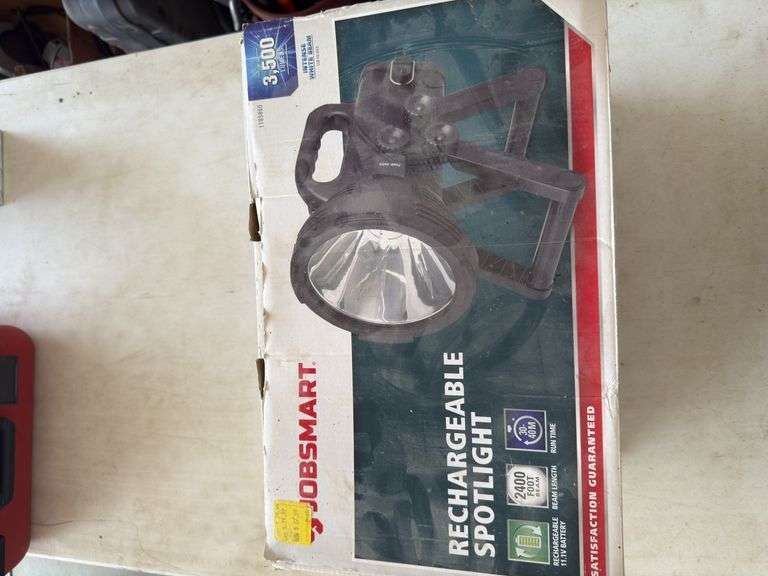 Jobsmart Rechargeable Spotlight - United Edge Real Estate & Auction