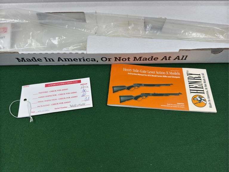 Henry Big Boy X .44 Mag./.44 Spl. Lever Action Rifle, Model H012X, NIB ...